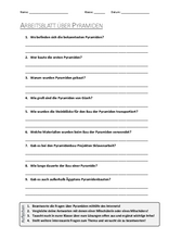 Übung zum Thema "Pyramide" | Unterricht.Schule
