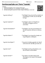 Übung zum Thema "Tugenden" | Unterricht.Schule